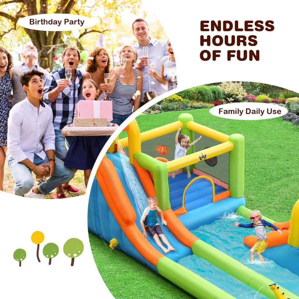 Inflatable Jumping Castle Water Slide Bounce House Climbing Wall ...