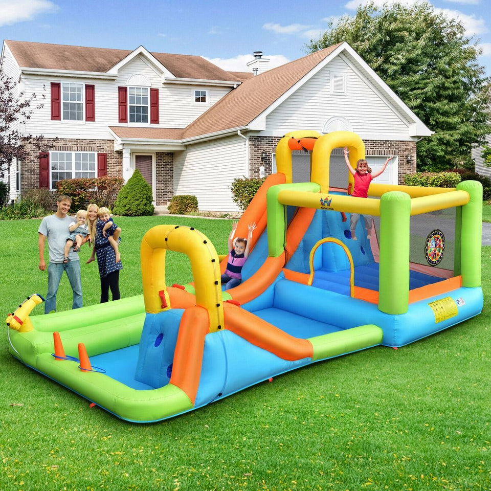 Inflatable Jumping Castle Water Slide Bounce House Climbing Wall ...